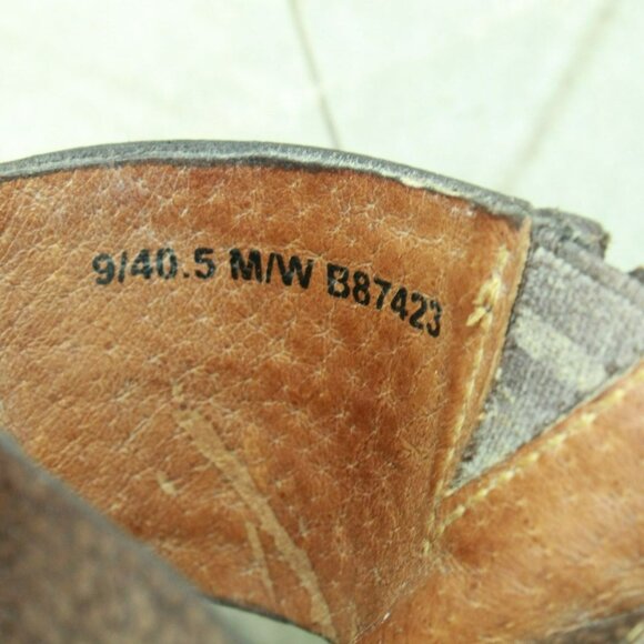 Born | Shoes | Born Maja Brown Leather Slip On Steel Shank Casual Flat ...